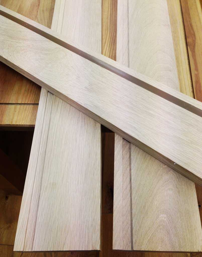 Solid Oak Fire Door Casing Set - Double Door (includes FD30 Intumescen ...